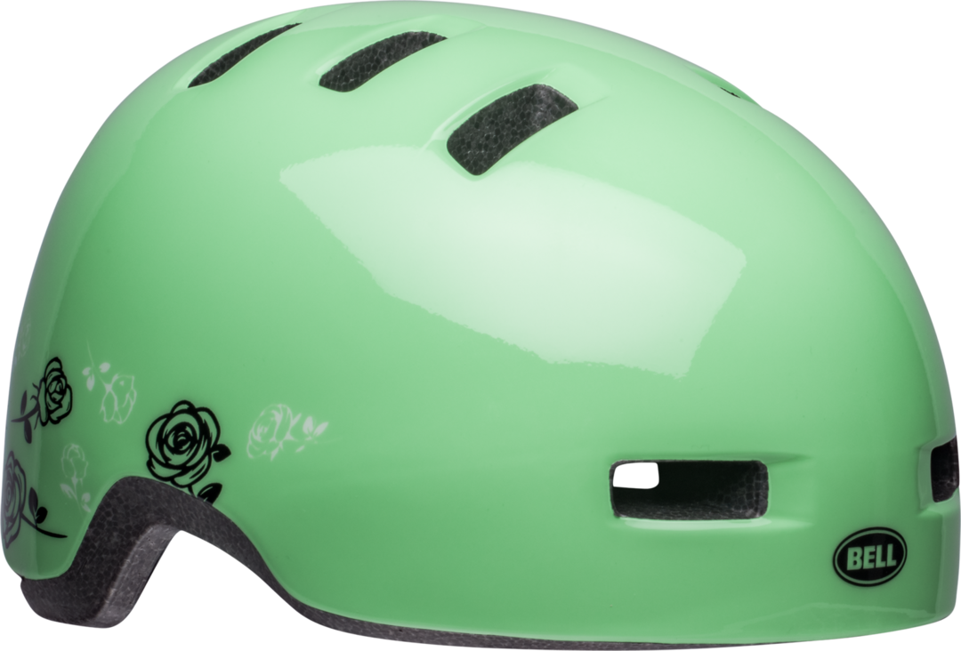 Bell Lil Ripper Checkers Kids Helmet - LT Green Giselle - Child – Jonny ...