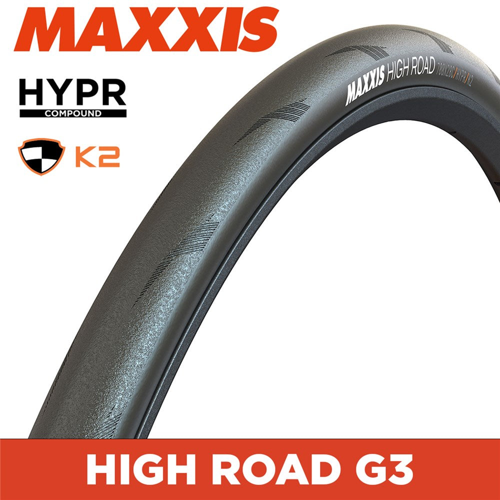 Maxxis High Road G3 - 700 x 28c HYPR K2 Foldable - 150 TPI Tubeless Re – Jonny Sprockets Bike Shop