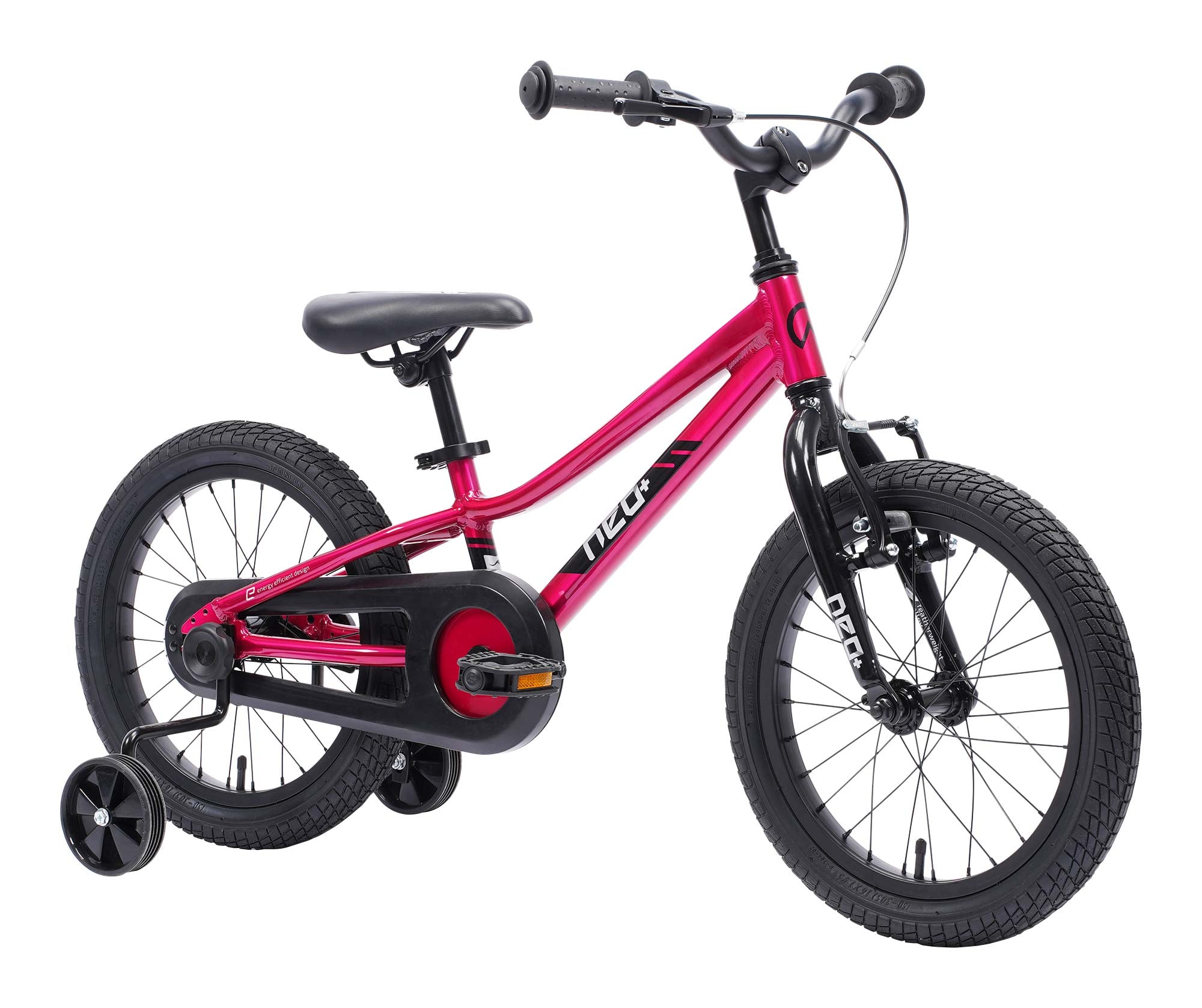 Neo+ 16" Kids Bike Chrome Pink – Jonny Sprockets Bike Shop